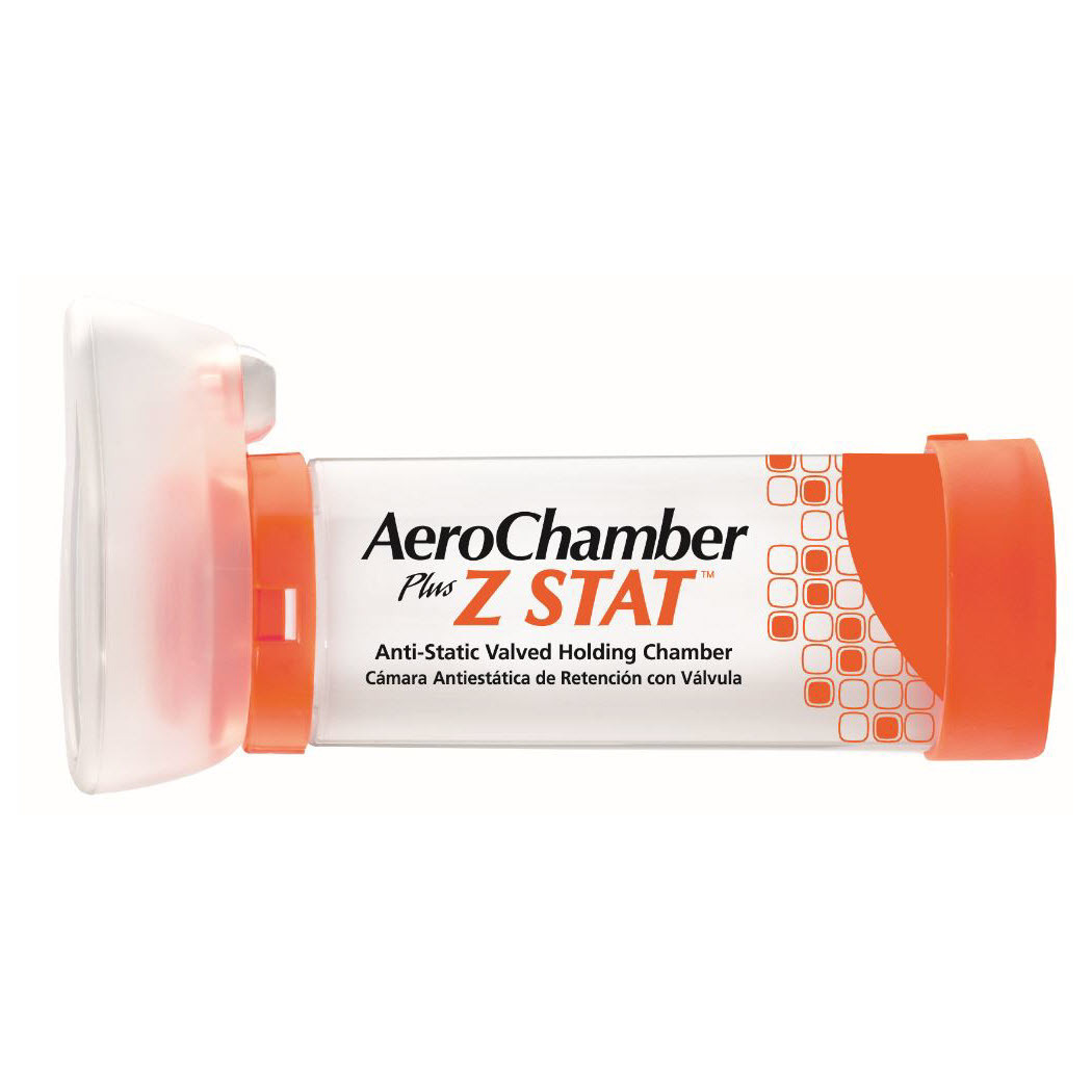 AeroChamber Plus® Z STAT® Anti-Static Valved Holding Chambers | Tri-anim