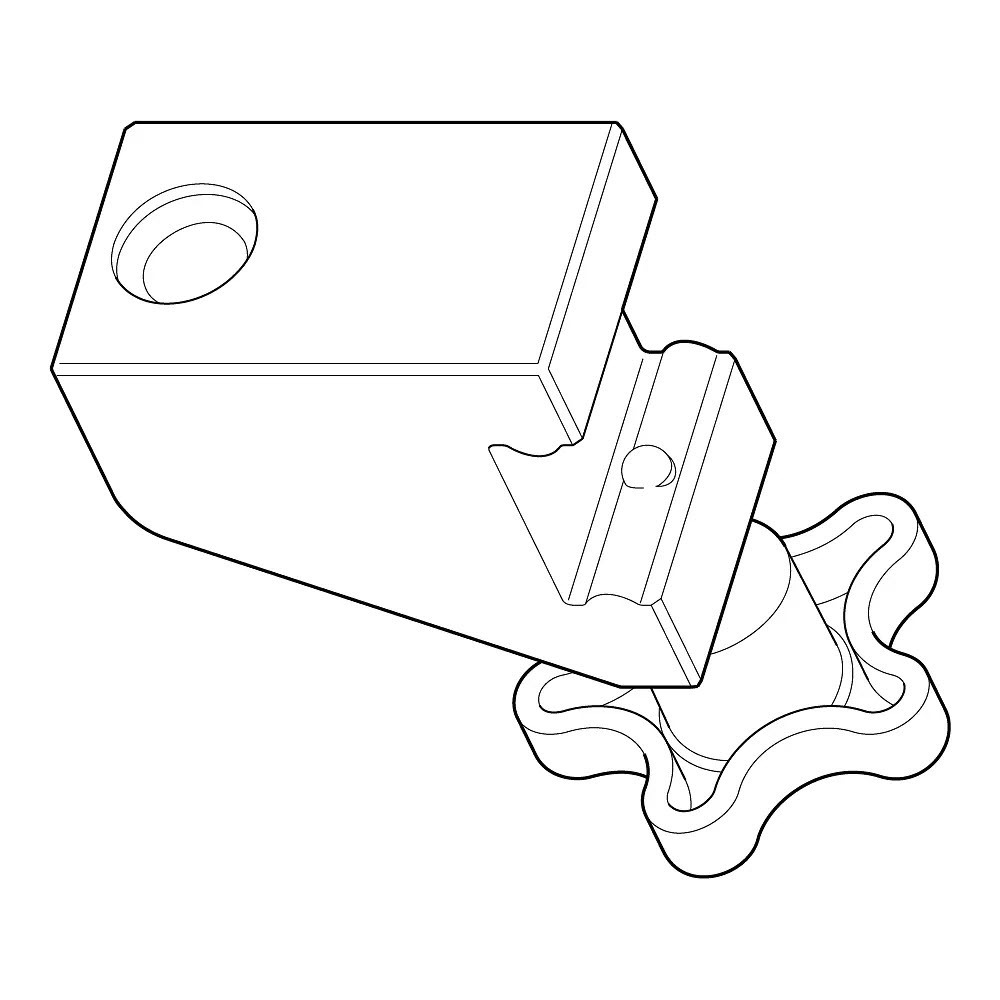 Bracket, Circuit Support Arm, for V60 Ventilator Systems | Tri-anim