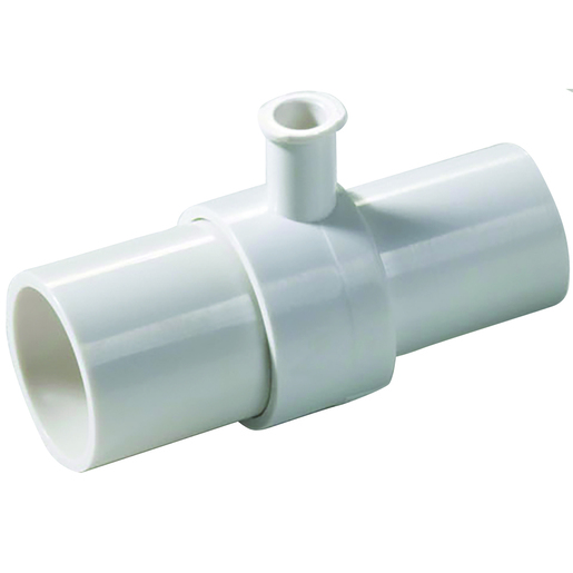 Airway Adapter, 12.7mm ID x 15mm OD, Straight, Without Filter, for Use ...